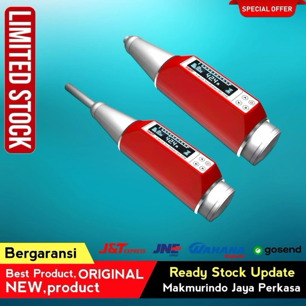 Jual DIGITAL CONCRETE HAMMER TEST BETON HT225D HT-225D ORIGINAL KUAT ...