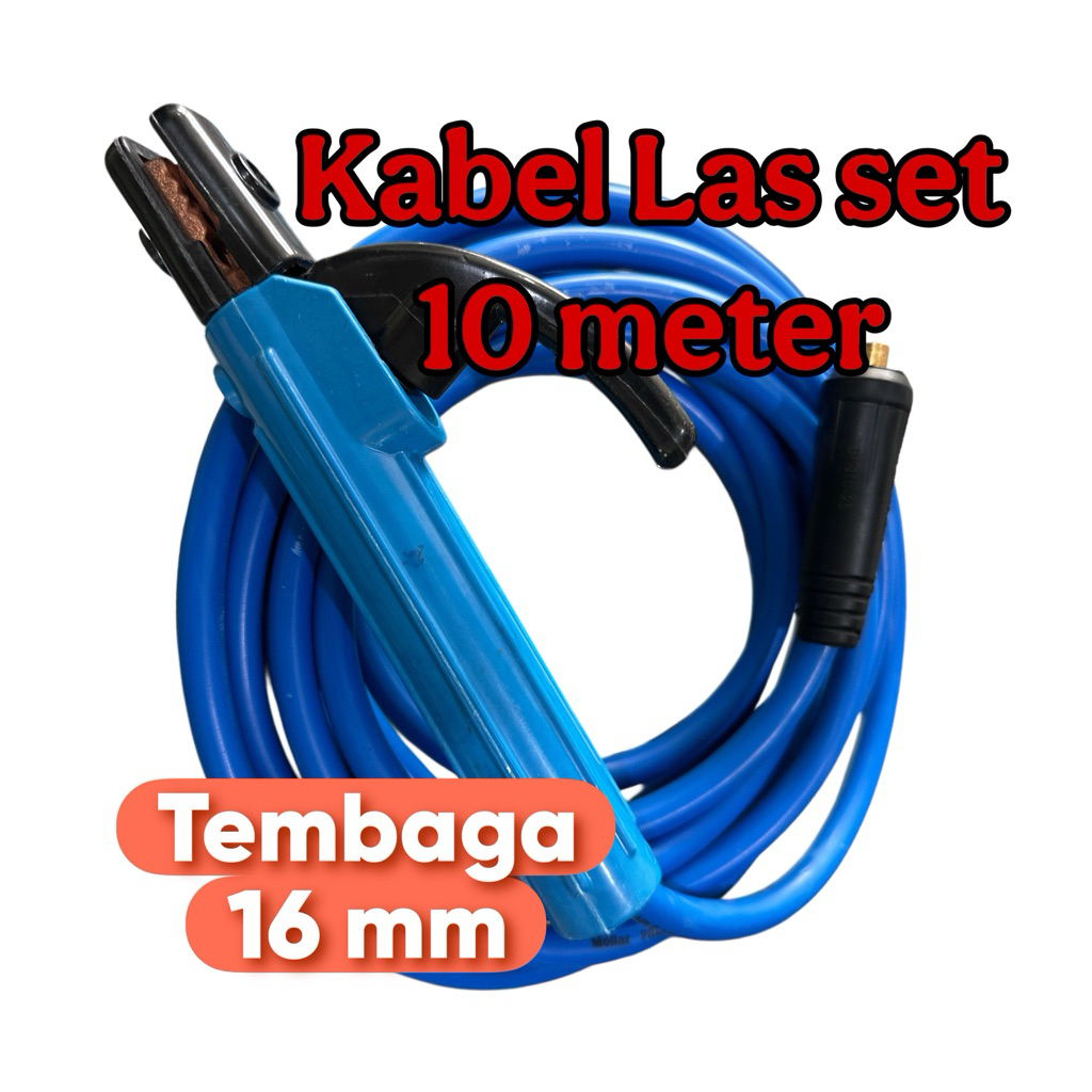 Jual Kabel las set 10 meter 16 mm tembaga kabel trafo las listrik set ...