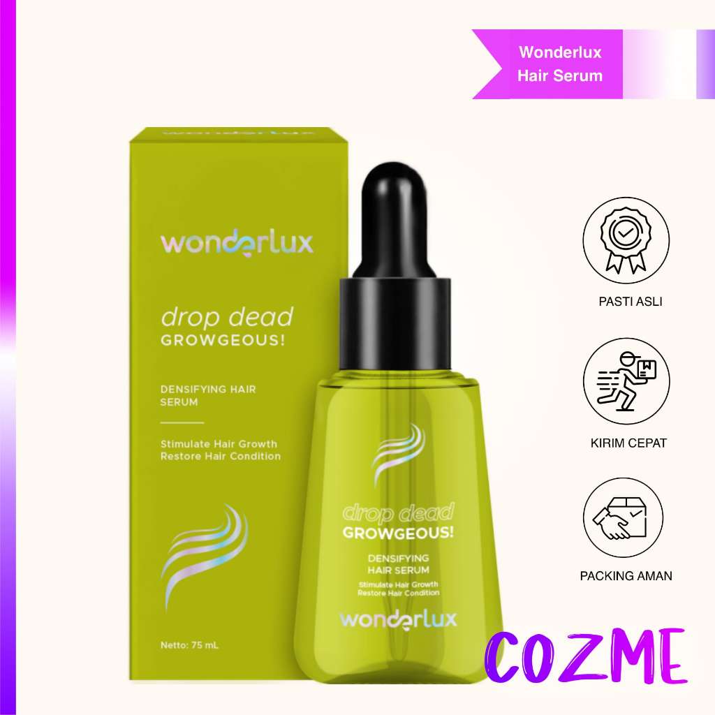 Jual WONDERLUX Drop Dead Growgeous Densifying Hair Serum 75mL | Shopee ...