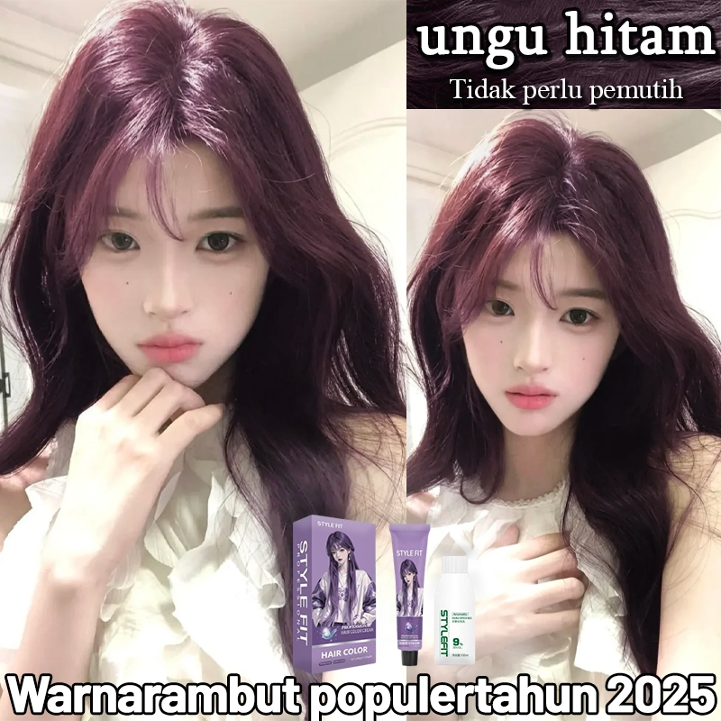 Jual Peluncuran produk baru STYLE FIT Pewarna rambut ungu 200ml ...