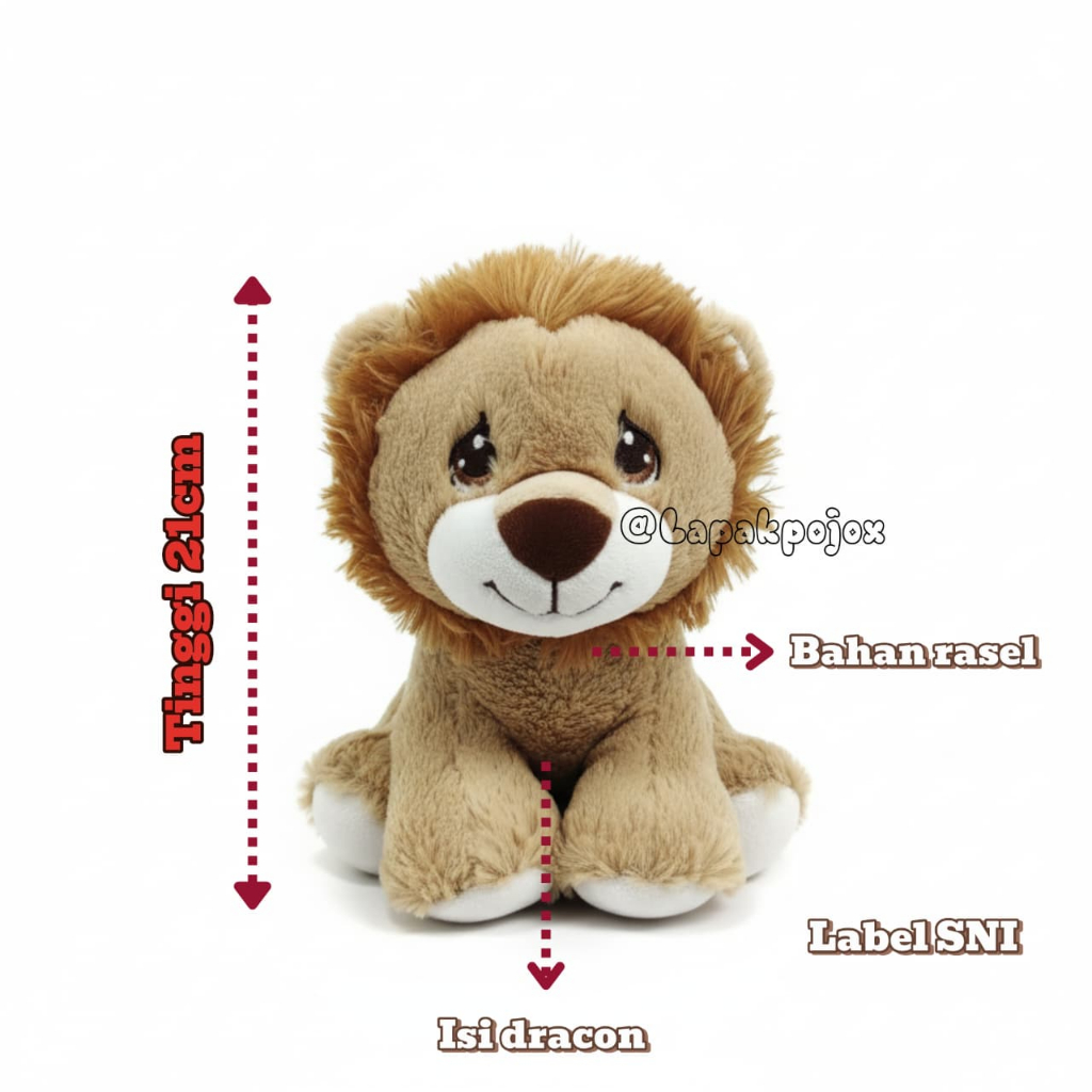 Jual Boneka Hamilton Lion Lucu Duduk | Shopee Indonesia