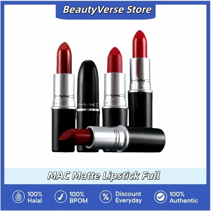 Jual Mac Matte Lipstick 3g/Mac Mini Satin Lipstick Rouge Classic Soft ...