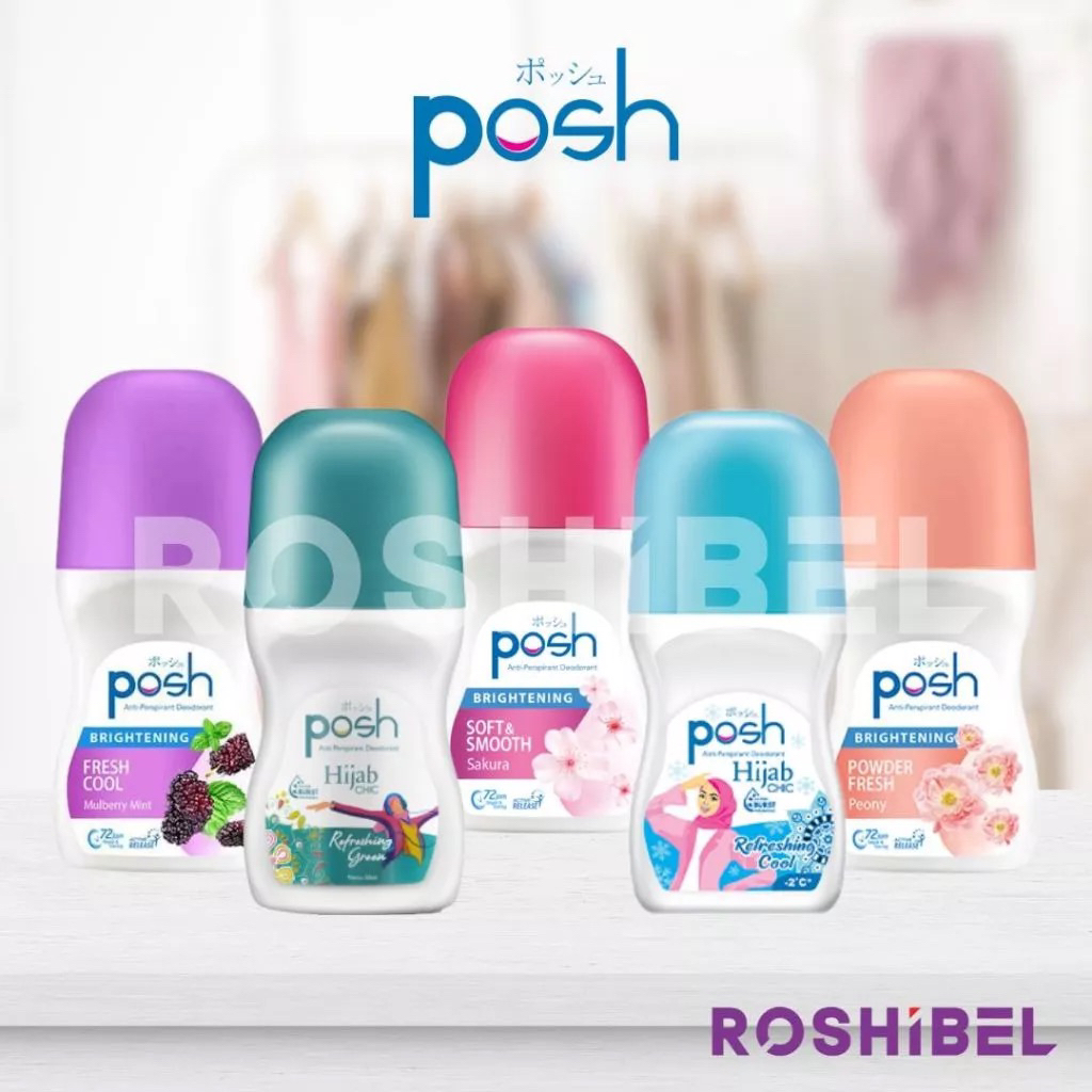 Jual Posh - Deodorant roll on Brightening | 100% ORI | Shopee Indonesia