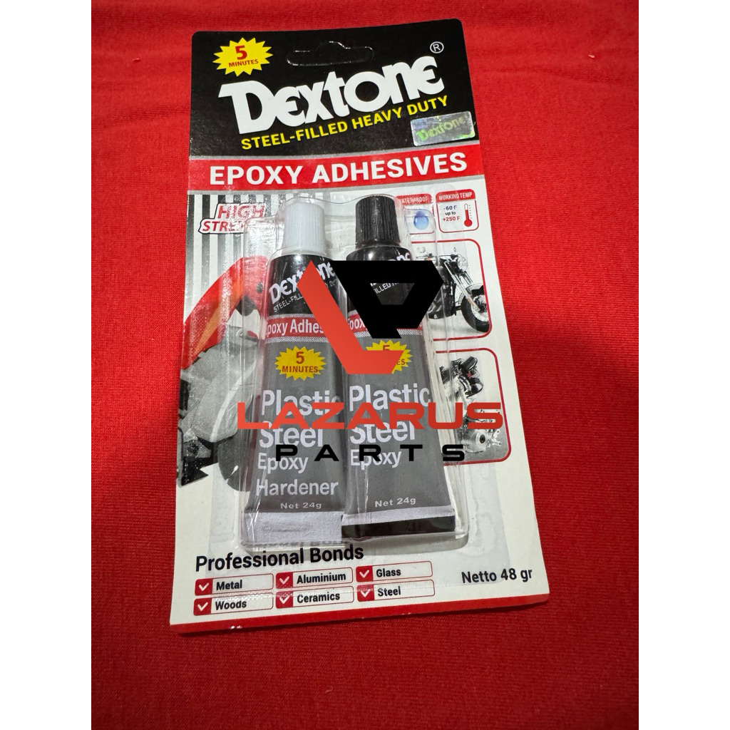 Jual Lem Besi Dextone 5 Menit 48 Gram / Lem Epoxy Dexton (Min 5pcs ...