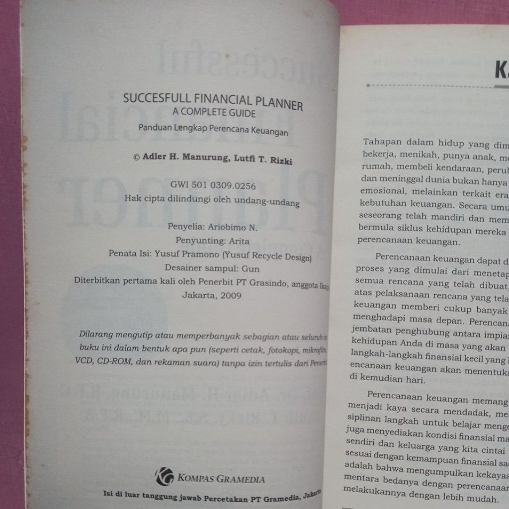 Jual Buku Successful Financial Planner A Complete Guide by Prof. Dr ...