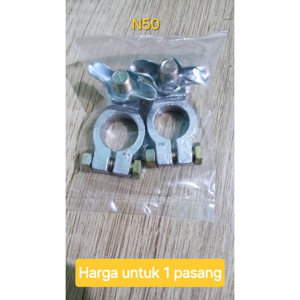 Jual Kepala Aki Mobil Besar/Klem Kepala Aki Mobi Bahan Timah N50/N60 ...