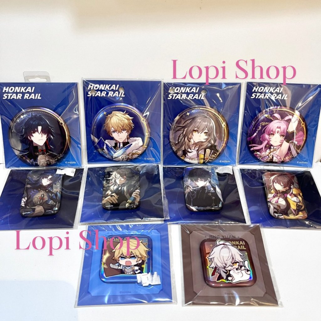 Jual Official Merch Honkai Star Rail HSR Hoyoverse Pin Badge Logam ...