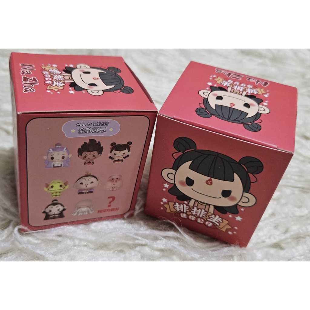 Jual Blind Box NEZHA Mini Lucky Divination Series Blind Box Figure ...