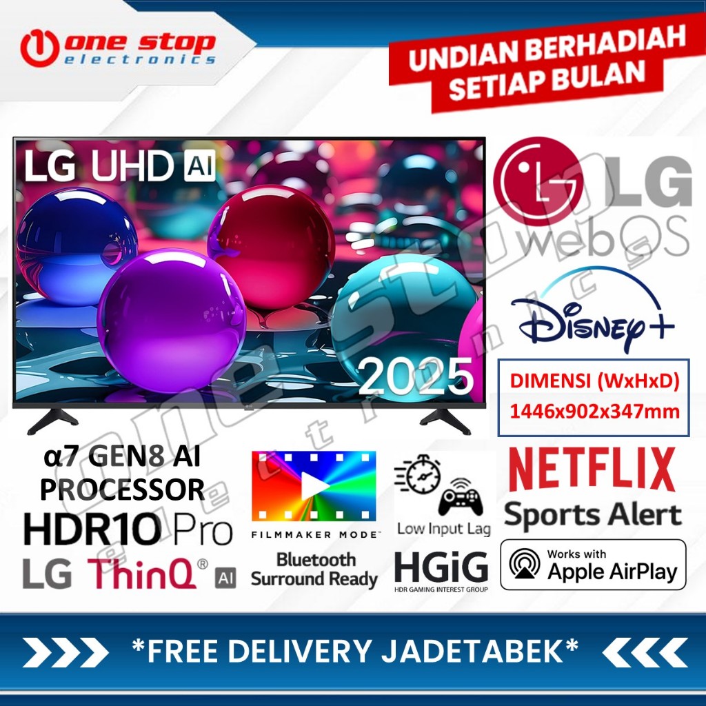 Jual LG 65UA7350PSB / 65UA7350 / UA7530 4K UHD AI Smart TV 65 Inch ...