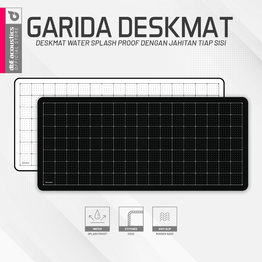 Jual dbE GARIDA - Deskmat Water Splash Proof dengan Jahitan Tiap Sisi ...