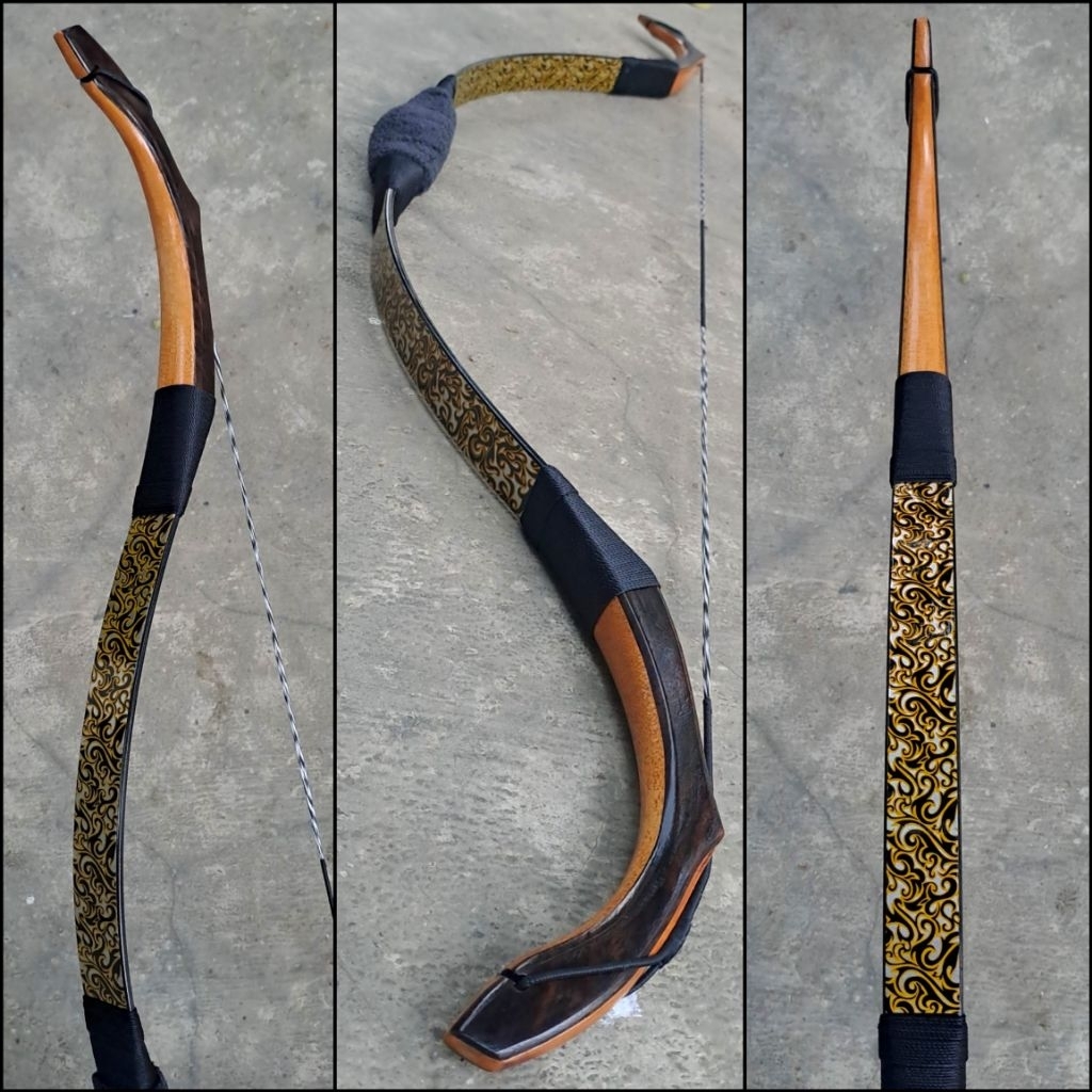 Jual Busur Panah Horsebow Siyah Turkish Laminasi Kayu Sonokeling ...