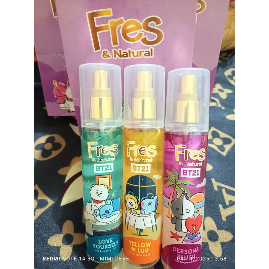 Jual Parfum Fresh & Natural Edisi BT21 100ml | Shopee Indonesia