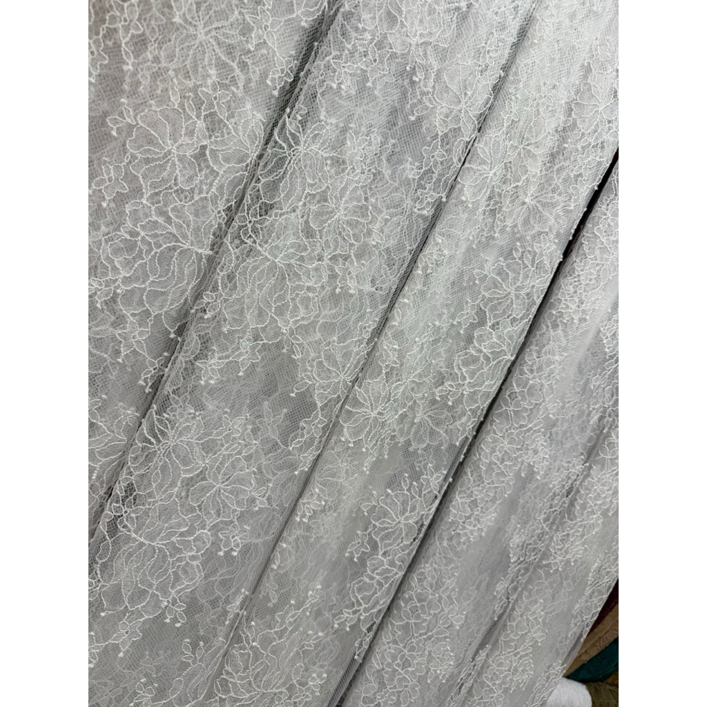 Jual Kain kebaya Outline Soltiss Lace IMP Premium/Kebaya mewah/Kabaya ...