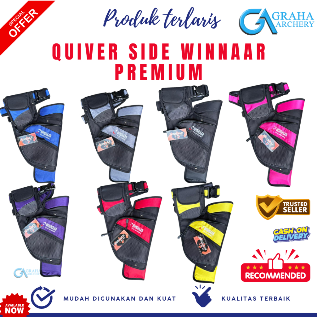 Jual QUIVER SIDE PANAHAN WINNAAR PREMIUM - GRAHA ARCHERY | Shopee Indonesia