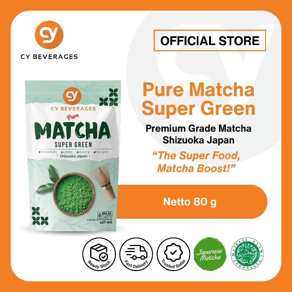 Jual CY Pure Matcha Super Green - Japan Premium Grade Matcha | Shopee ...