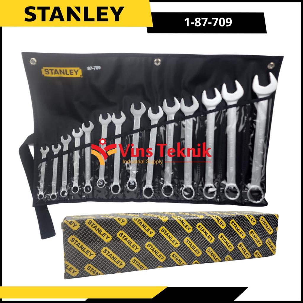 Jual STANLEY 87-709 Kunci Ring Pas 14 pcs 1-87-709 Combination Wrench ...
