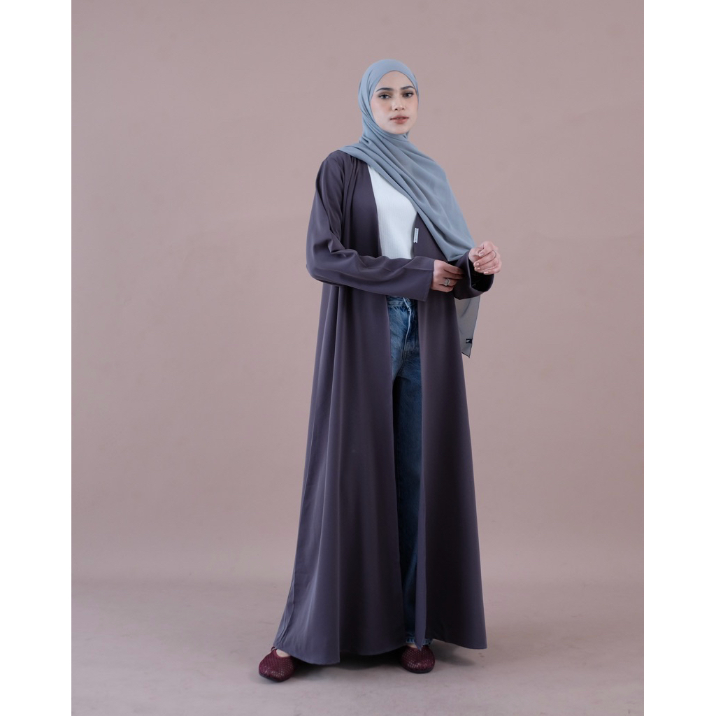 Jual Hanan abaya | long outer abaya | abaya basic simple | abaya remaja ...
