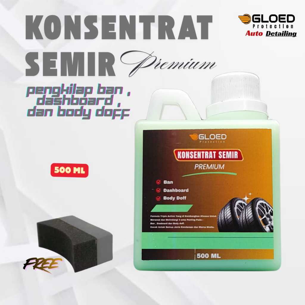 Jual Gloed Kosentrat Semir Premium Semir Ban Anti Debu Semir Jok Semir ...