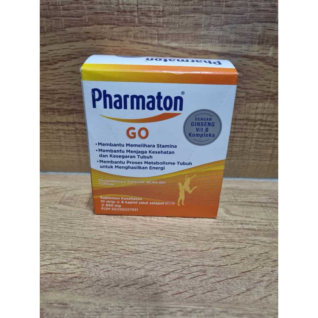 Jual Pharmaton Go multivitamin 60 box kaplet | Shopee Indonesia