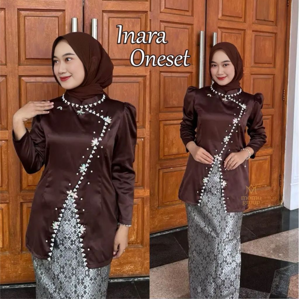 Jual One Set Inara Kurung Melayu Modern Terbaru Baju Kondangan Muslimah ...