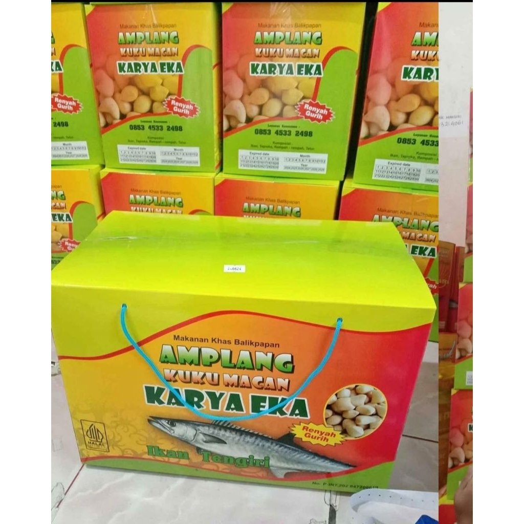 Jual Amplang kuku macan Box isi 10 pcs Oleh oleh balikpapan | Shopee ...
