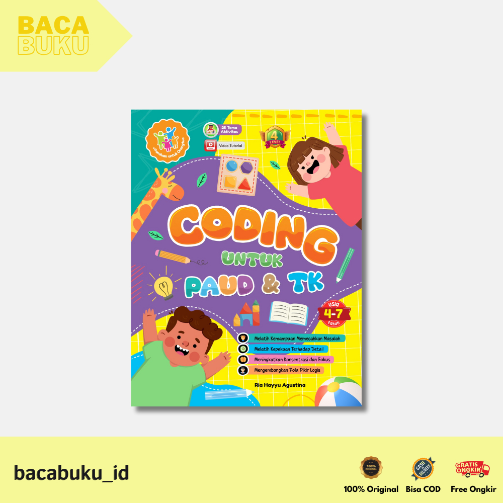 Jual BUKU CODING UNTUK PAUD & TK by Ria Hayyu Agustina - Cikal Aksara ...