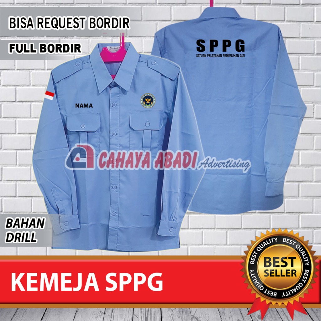 Jual Kemeja SPPG BGN Seragam SPPG BGN Baju SPPG BGN Badan Gizi Nasional ...