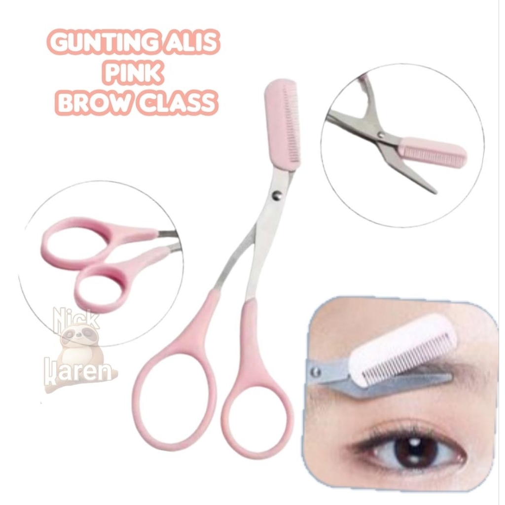 Jual Gunting Alis Pink Brow Class | Shopee Indonesia