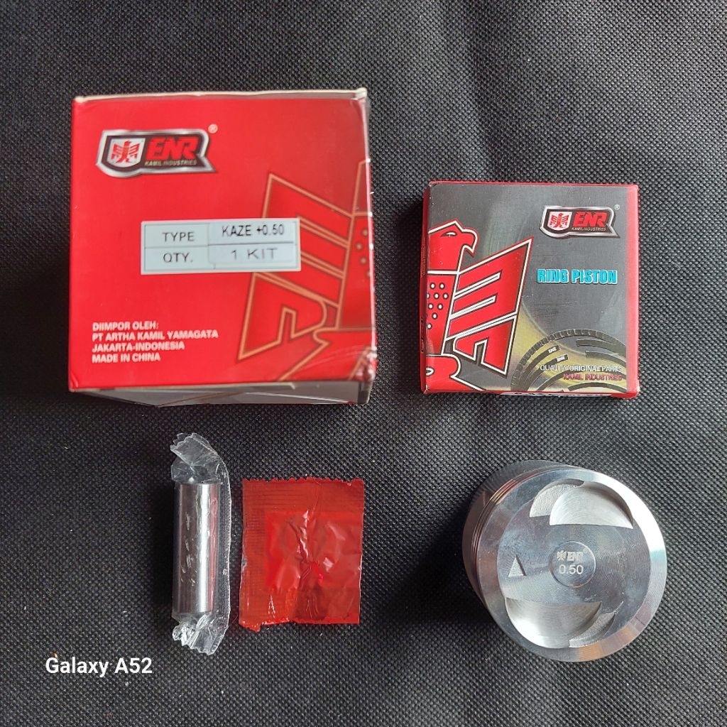 Jual Piston Kit Ring Seher KAZE ENR Custom.PNP Supra 125 Kirana 125 ...