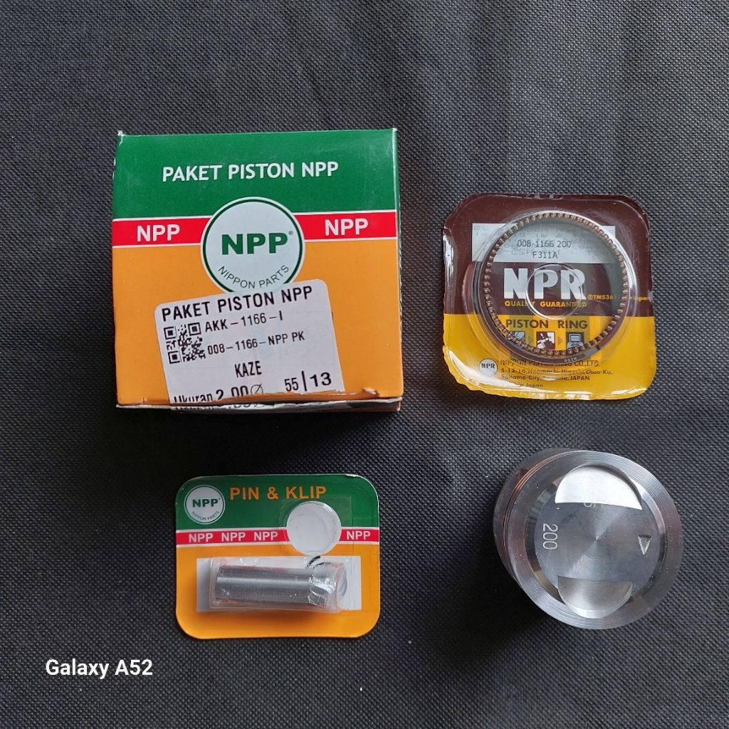 Jual Piston Kit Ring Seher Kaze NPP Custom. PNP Beat Karbu Beat Fi ...