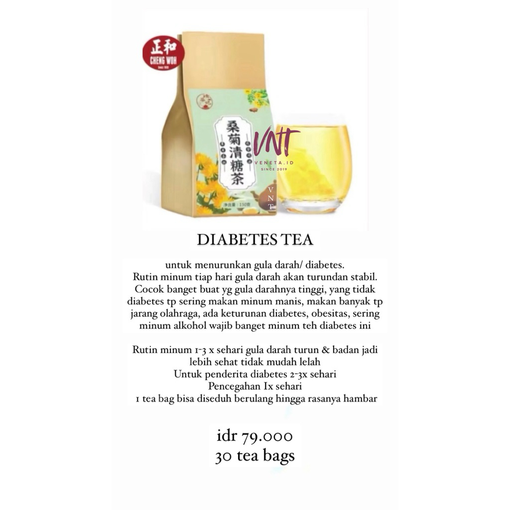 Jual diabetes tea cheng woh teh diabetes gula darah | Shopee Indonesia