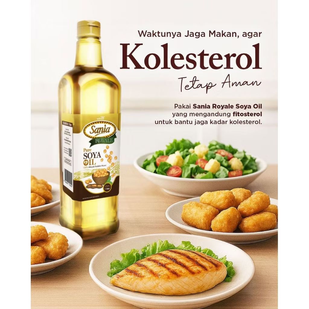Jual SANIA ROYALE SOYA OIL 1 LITER BEBAS KOLESTROL GARANSI 100% ASLI ...