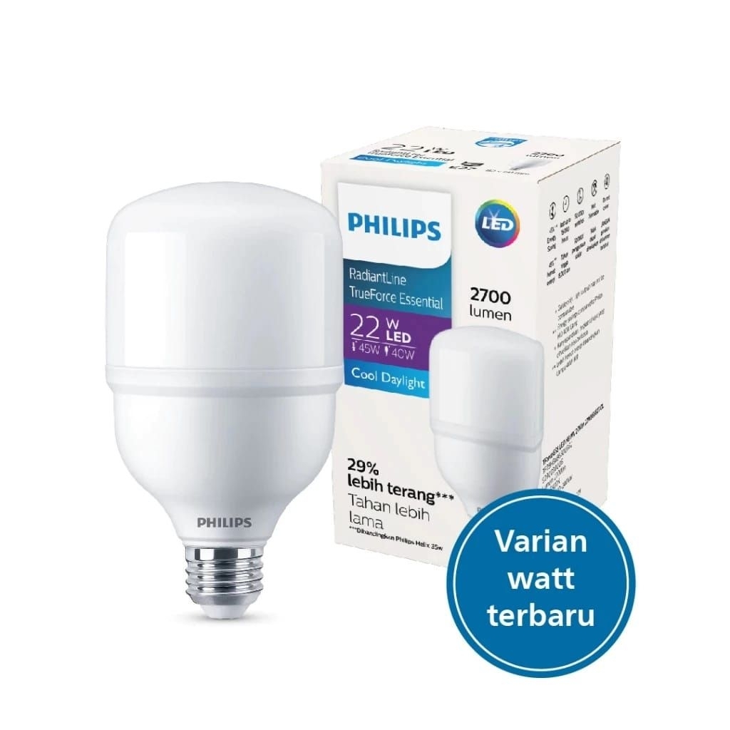 Jual [PROMO] Lampu Philips LED 22 Watt T-bulb Radiantline Trueforce ...