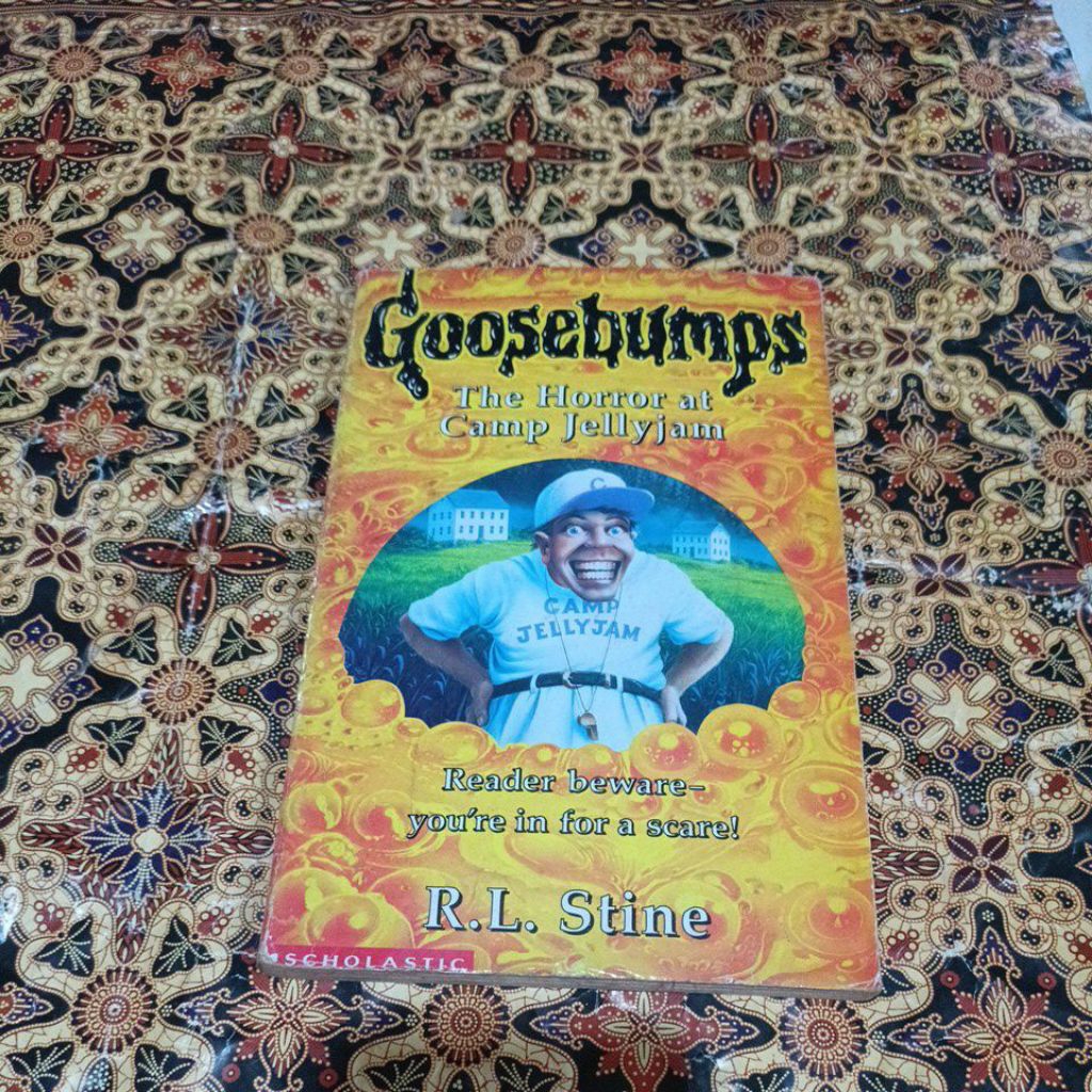 Jual Novel import Goosebumps - The Horror at Camp Jellyjam | Shopee ...