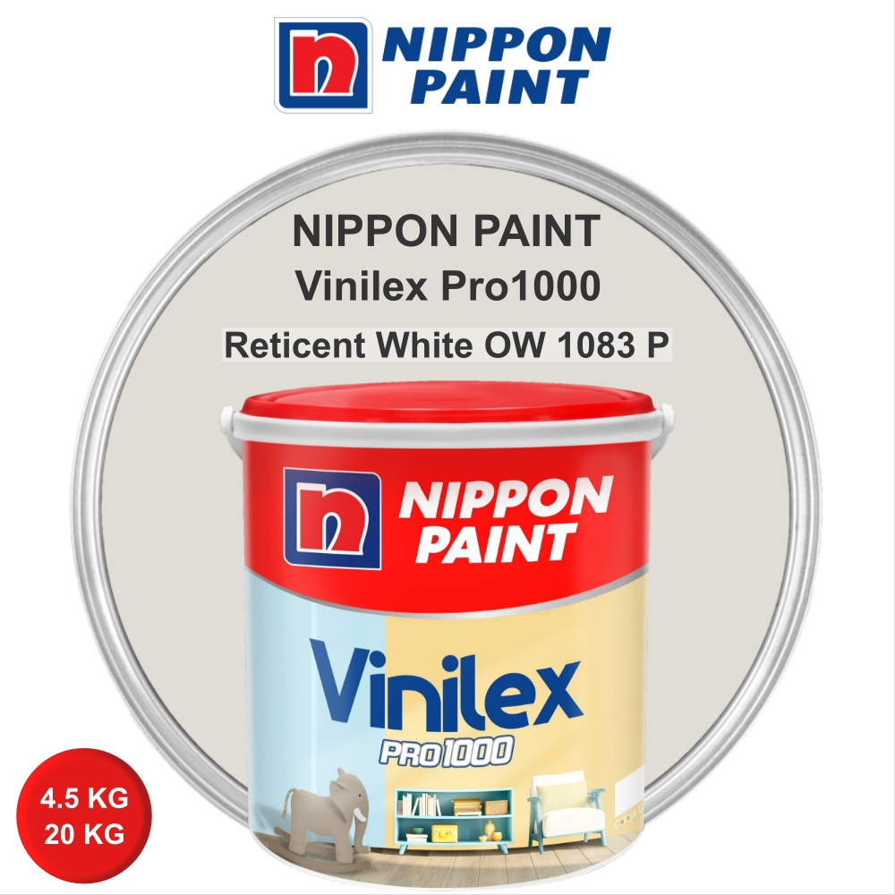 Jual VINILEX PRO 1000 Reticent White OW 1083P (4.5 kg) | Shopee Indonesia