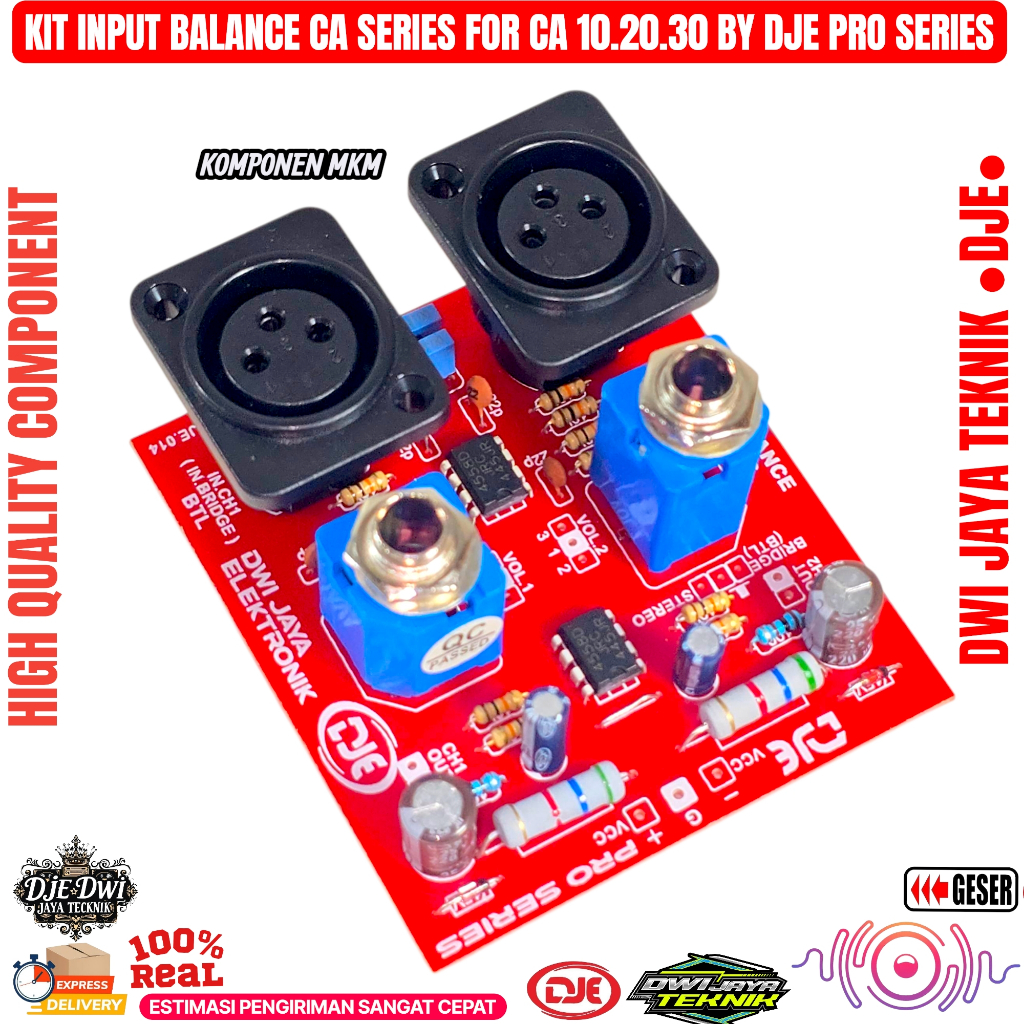 Jual Ca Series Input Balance Panel Ca Belakang DJE PRO SERIES | Shopee ...