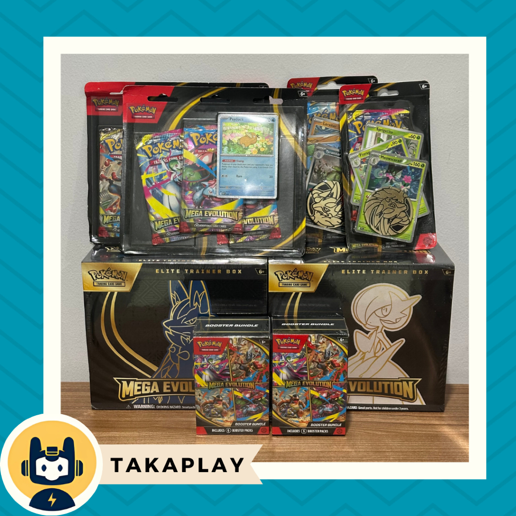 Jual Kartu Pokemon TCG English Mega Evolution Elite Trainer Box Sleeved ...