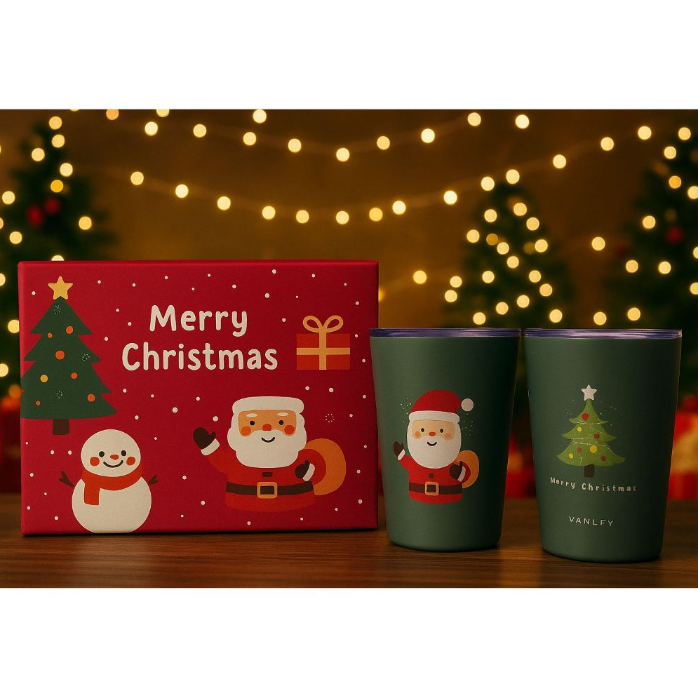 Jual Hampers Natal Christmas Kado Hadiah Natal Tumbler 1 set isi 2 SUS ...