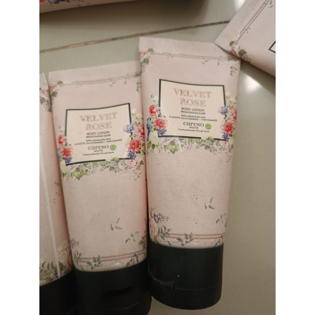 Jual Careso velvet rose body lotion 50ml REJECT KEMASAN | Shopee Indonesia
