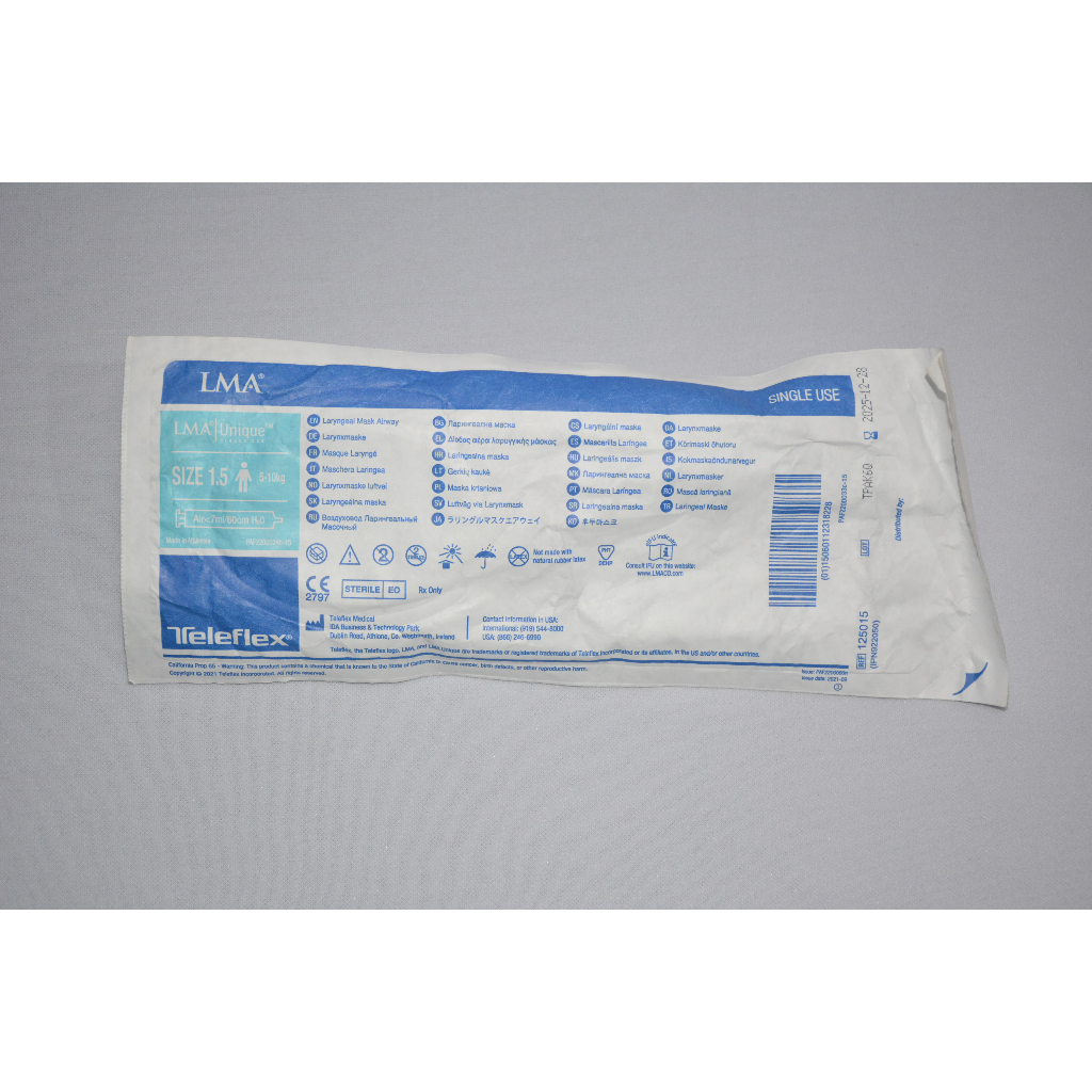 Jual LMA Unique Size 1.5 - Laryngeal Mask Airway Teleflex | Shopee ...
