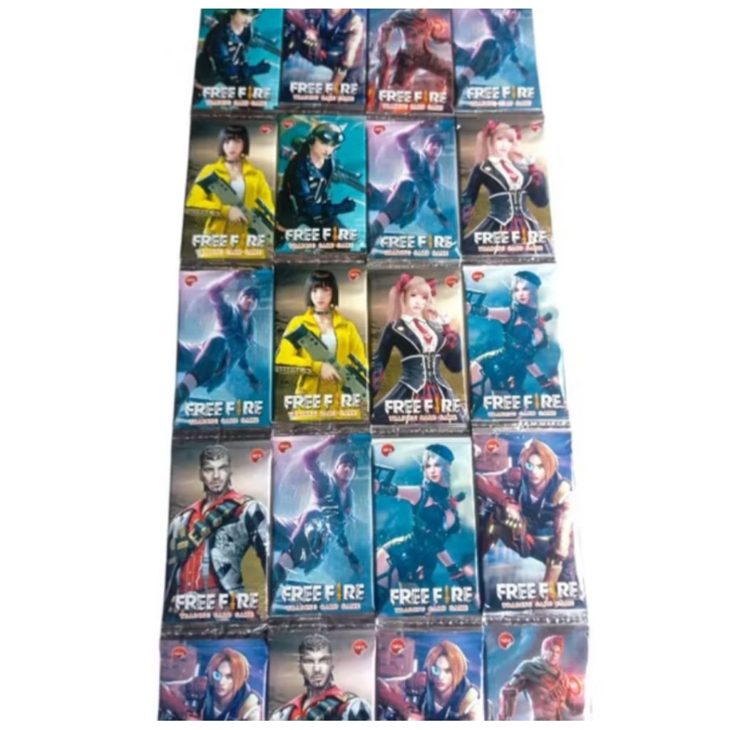 Jual 12 Sachet Kartu Card Foil Free Fire Tranding Card Game | Shopee ...