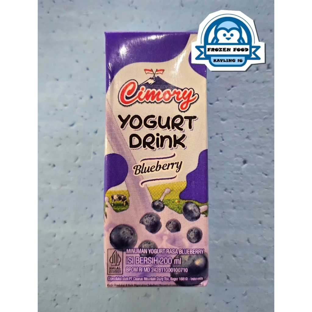 Jual Cimory Yogurt Drink Rasa Blueberry 200Ml | Shopee Indonesia