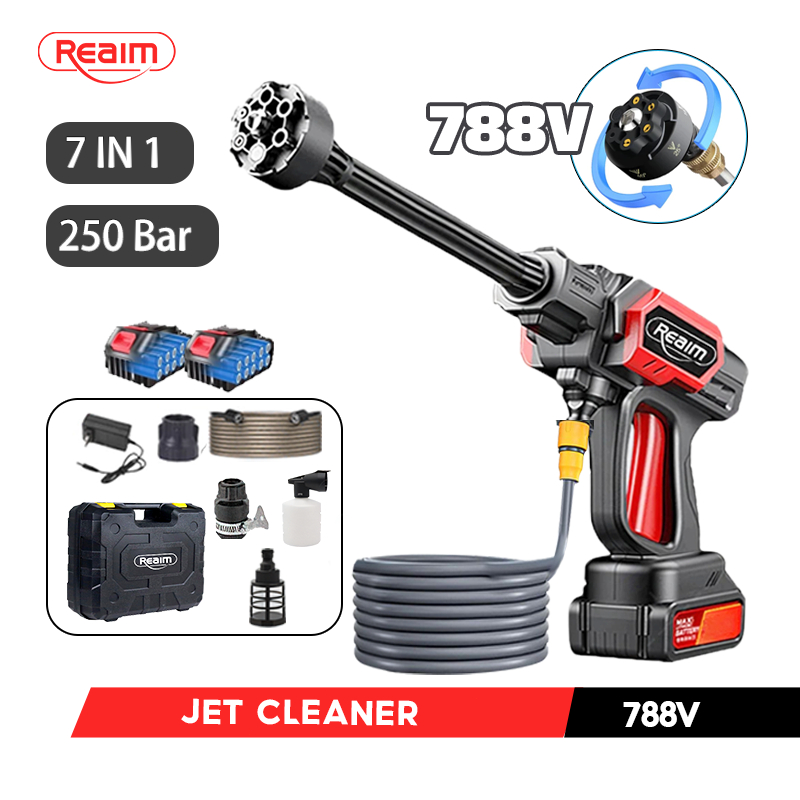 Jual REAIM Jet Cleaner 250 Bar Alat Cuci Mobil 788V Mesin Steam Power ...