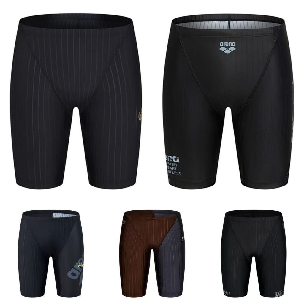 Jual arena/men's five point professional swim trunks, quick drying ...