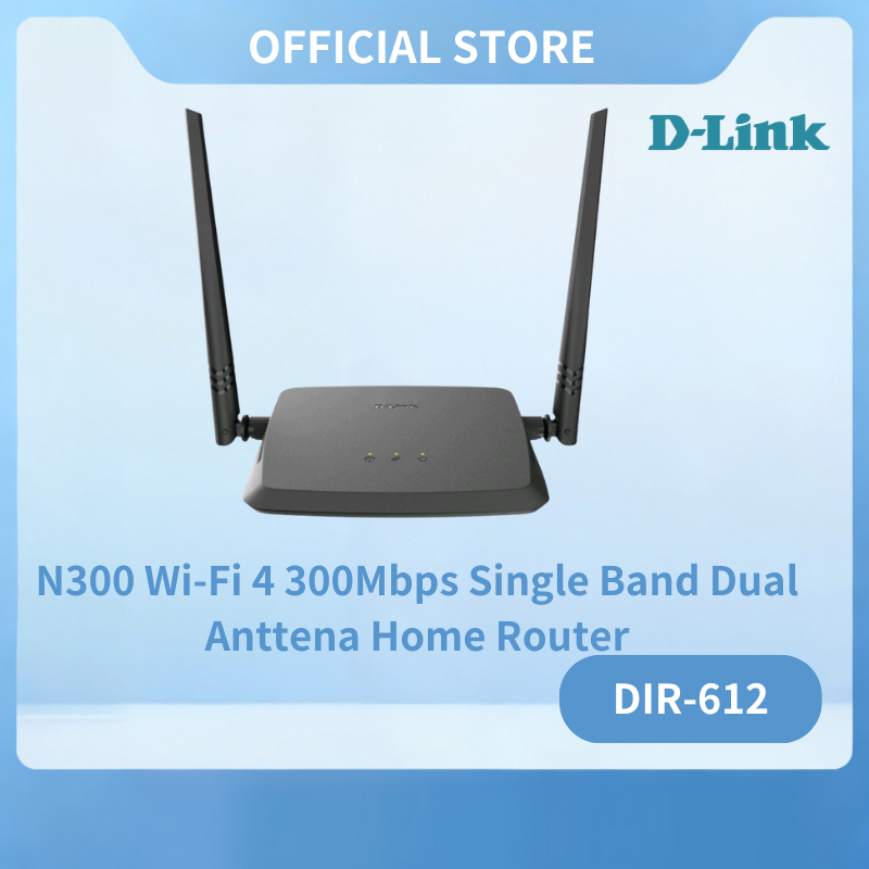 Jual D-Link DIR-612 Wireless N300 4X LAN Router | Shopee Indonesia