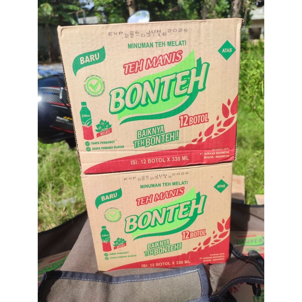 Jual Minuman Botol Bonteh Botol 330 ml 1 Dus isi 12Botol | Shopee Indonesia