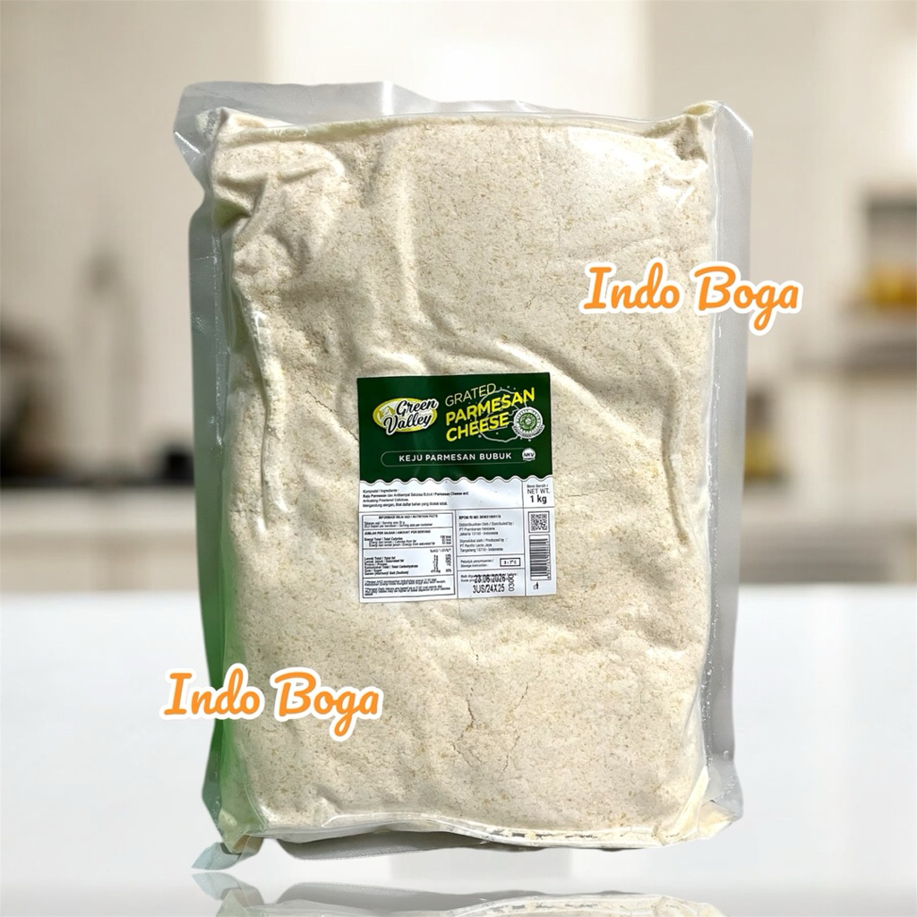 Jual Green Valley Grated Parmesan Cheese 1 kg keju parmesan bubuk ...