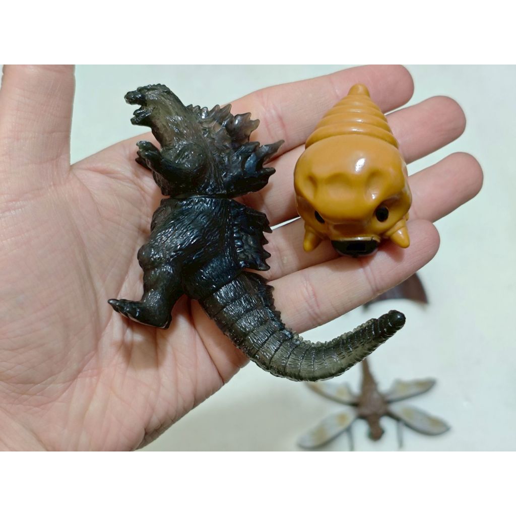 Jual vintage toho bandai mini figure godzilla HG rodan megaguirus ...
