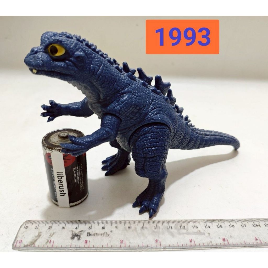 Jual Vintage 1993 toho bandai sofubi baby godzilla minilla movie ...