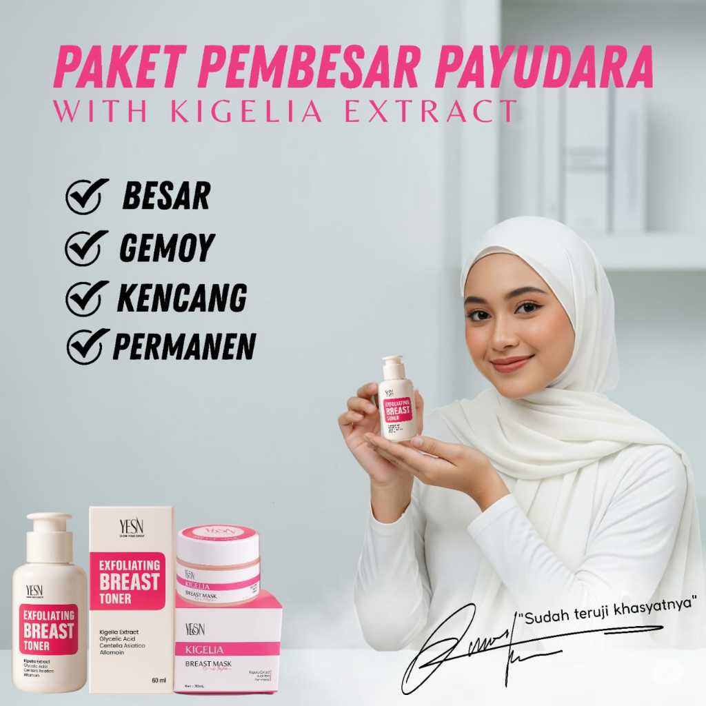 Jual YESIN - Paket Pembesar Payudara dan Pengencang Payudara Obat ...